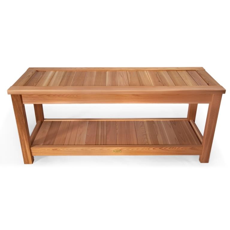 Western Red Cedar Wood Deluxe Sauna Bench Kit