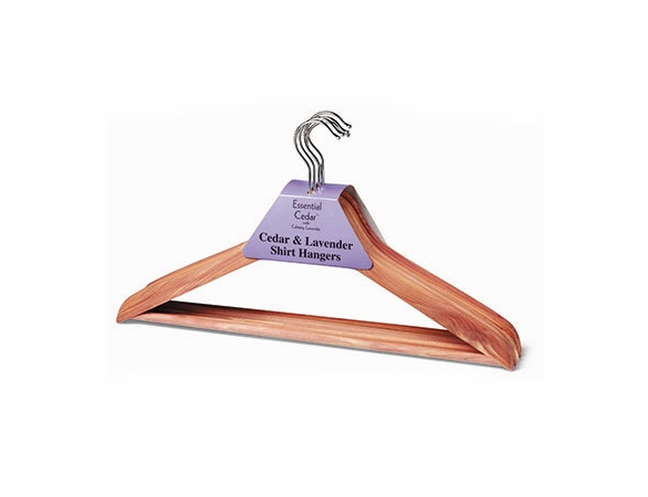 Cedar Essential Basic Hanger with Lavender - Set of 10
