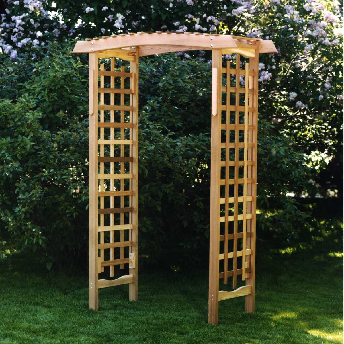 Cedar Garden Arbor Kit|Comes With A Bench (Optional)