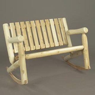 Cedar Wood & Wooden Outdoor Rocking Chairs & Benches