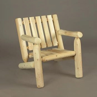 Cedar Wood Log-Style Chairs, Tables and Furniture
