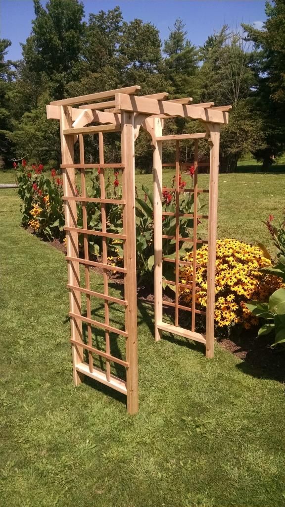 Cedar Morgan Flat Top Arbor|Available In Different Sizes