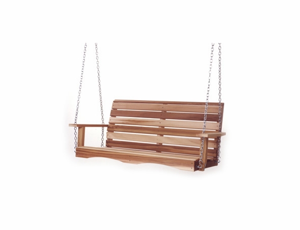 Western Red Cedar Wood Porch Swing Kit