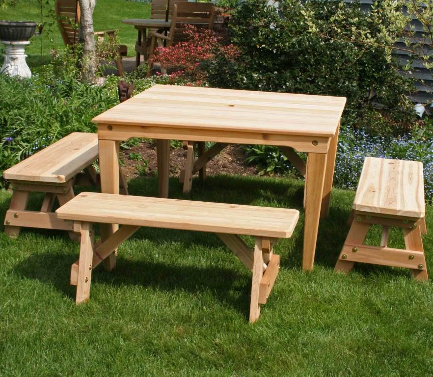 Cedar Wood Social Dining Set – CedarwoodFurniture.com