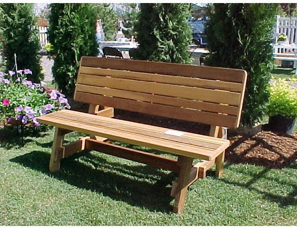 Convertible Villa Garden Bench Table