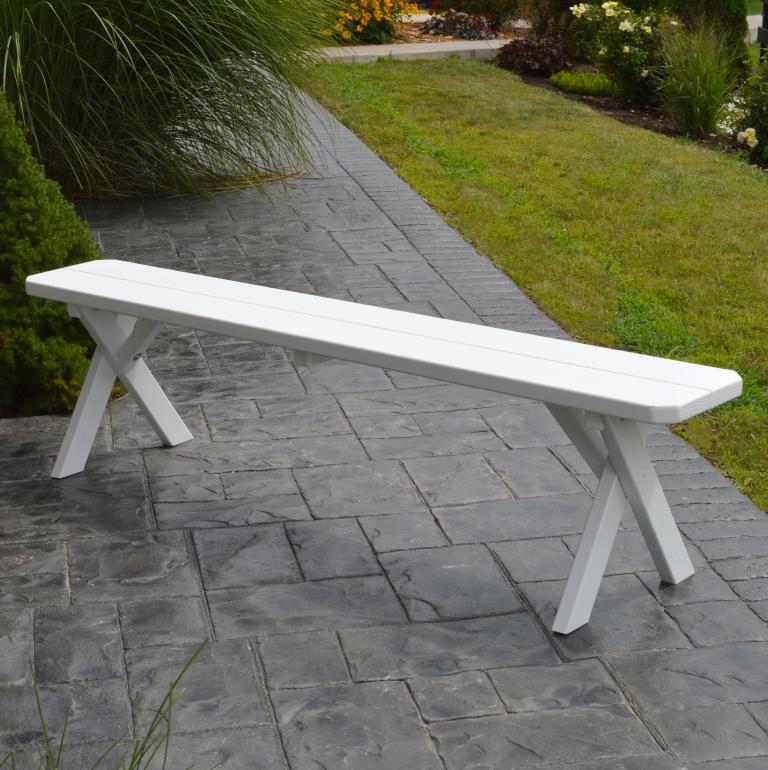 Crosslegged Backless Bench
