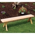 Cross-Legged Cedar Wood Backless Bench ? Many Sizes