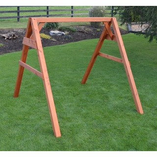 Standalone Cedar Wood Outdoor Swing Frames