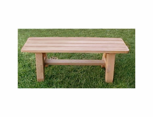 Cedar Wood Backless Heavy Duty Sports Bench