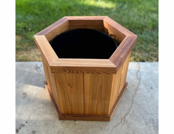Octagonal Cedar Planter