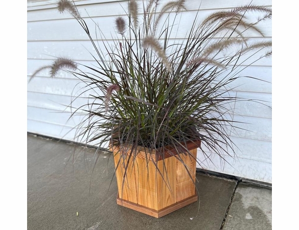 Octagonal Cedar Planter