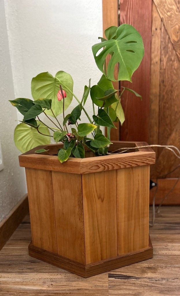 Octagonal Cedar Planter
