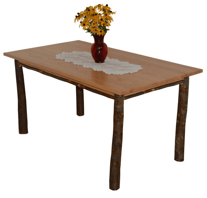 Hickory Rectangular Farm Table
