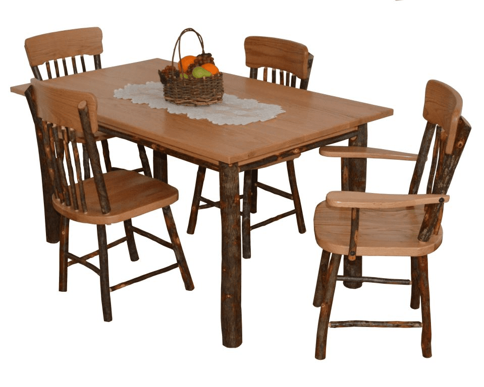 Hickory Rectangular Farm Table