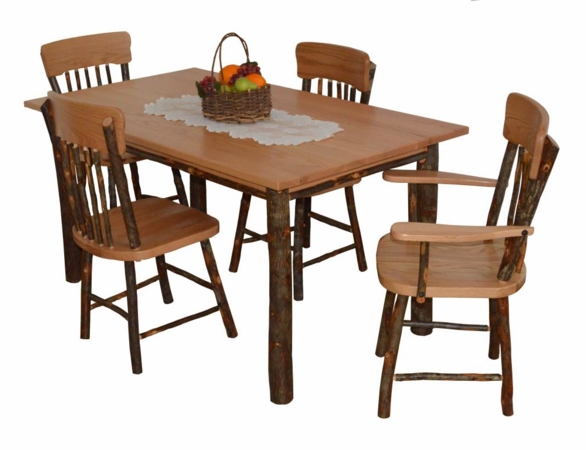 Hickory Rectangular Farm Table