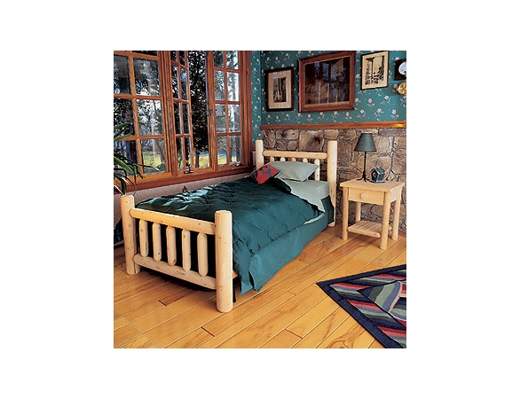 Cedar Wood Log Bed – Twin, Double, King or Queen