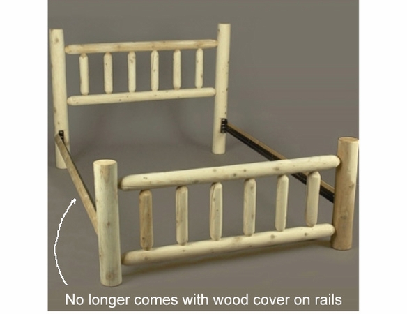 Cedar Wood Log Bed – Twin, Double, King or Queen
