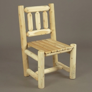 Cedar Wood Log-Style Chairs, Tables and Furniture