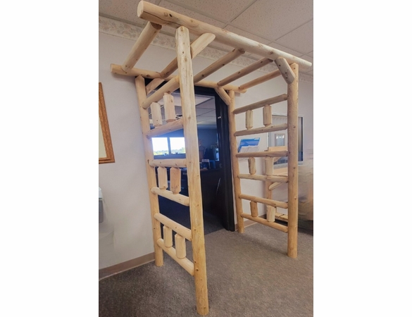 Log Style Garden Arbor