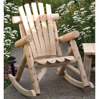 Cedar Wood & Wooden Outdoor Rocking Chairs & Benches