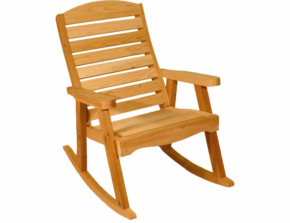 Western Red Cedar Wood Outdoor Rocking Chair