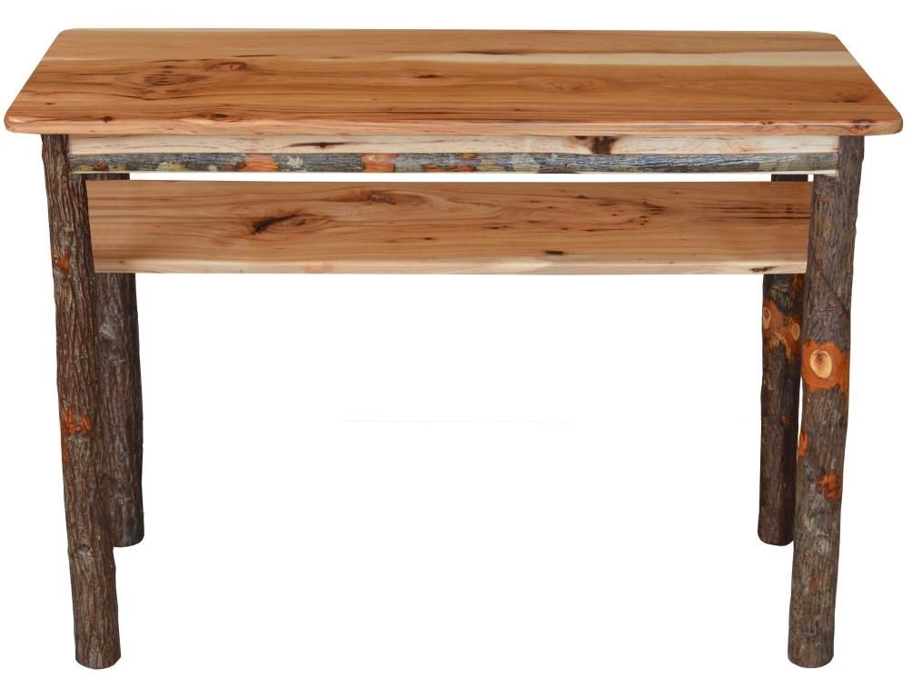 Rustic Hickory Console Hallway Table