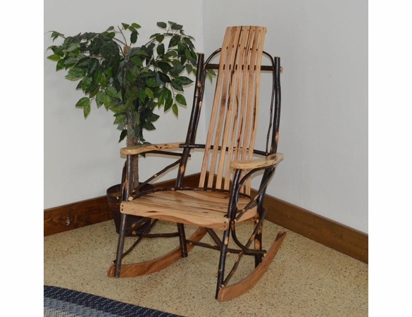 Rustic Hickory Rocking Chair