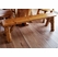 Cabin Collection Half Log Bench - Rustic Log Style