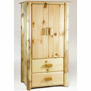 Cedar Wood Log-Style Bedroom Furniture