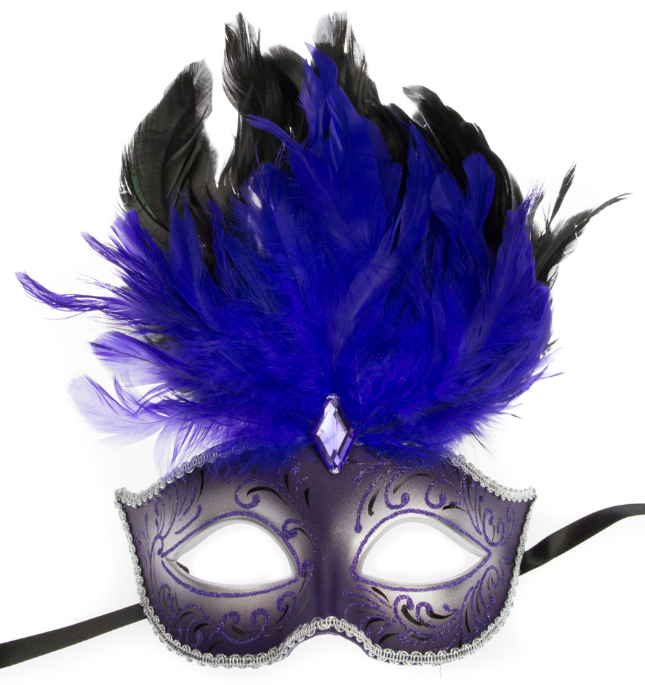 Dark Purple Masquerade Masks