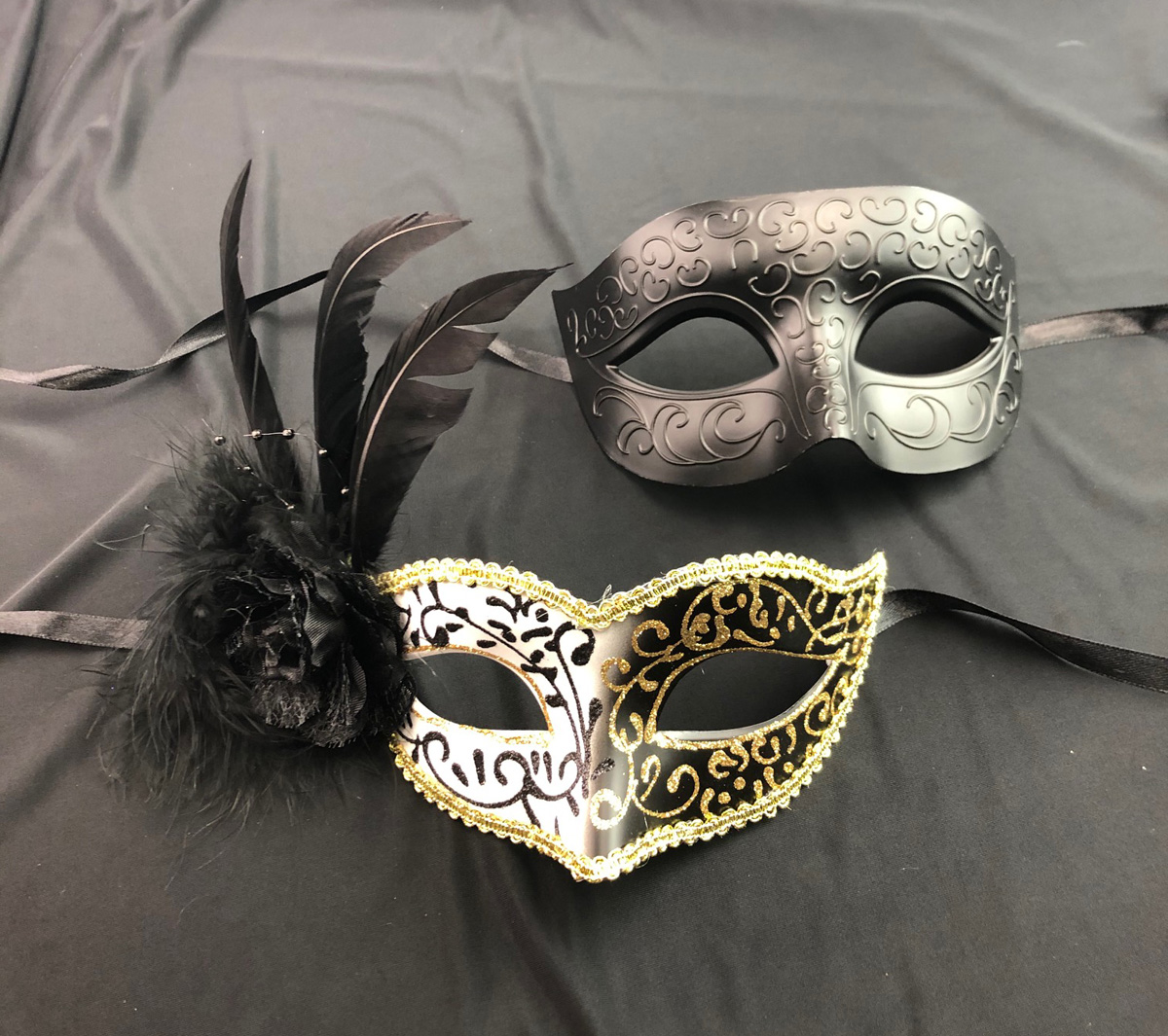 Black And White Masquerade Masks For Men
