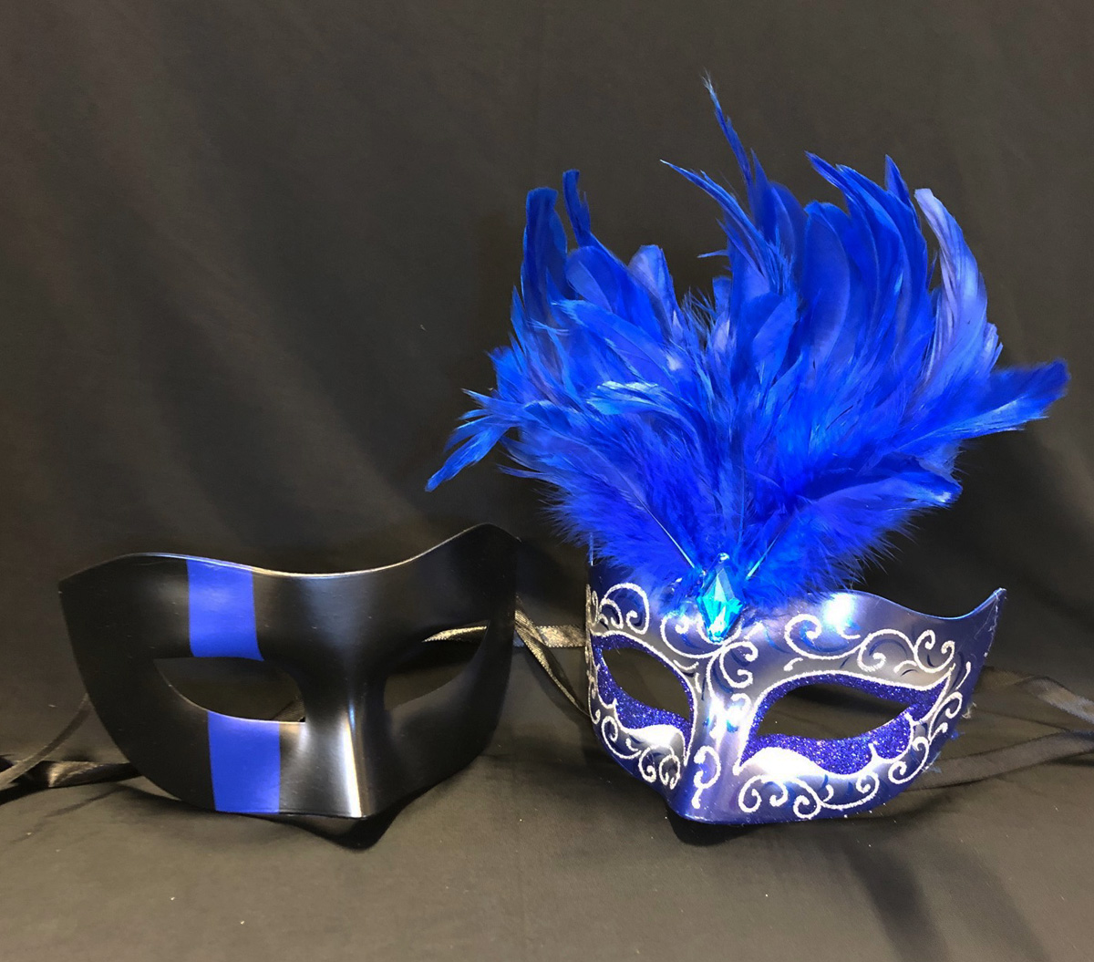 Colored Masquerade Masks For Couples