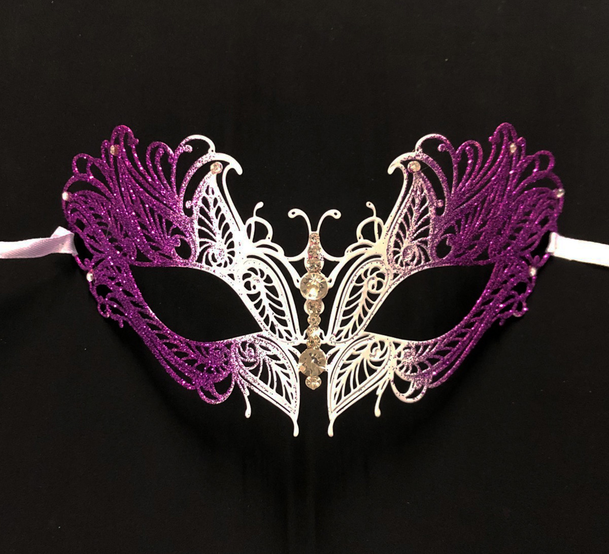 Silver Butterfly Masquerade Mask