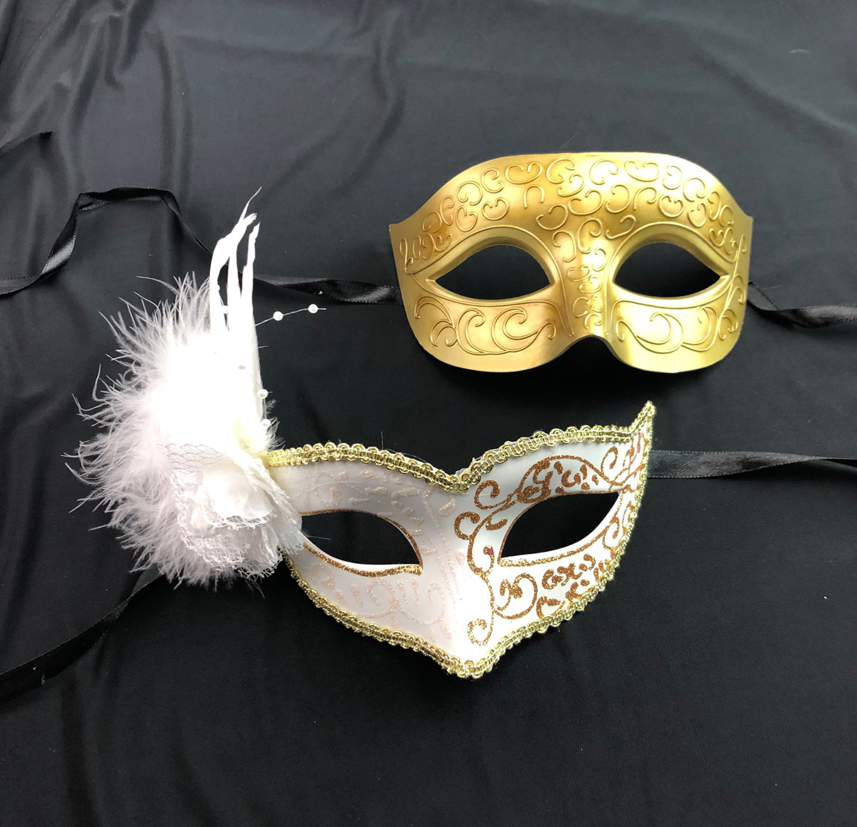 Gold Masquerade Ball Masks