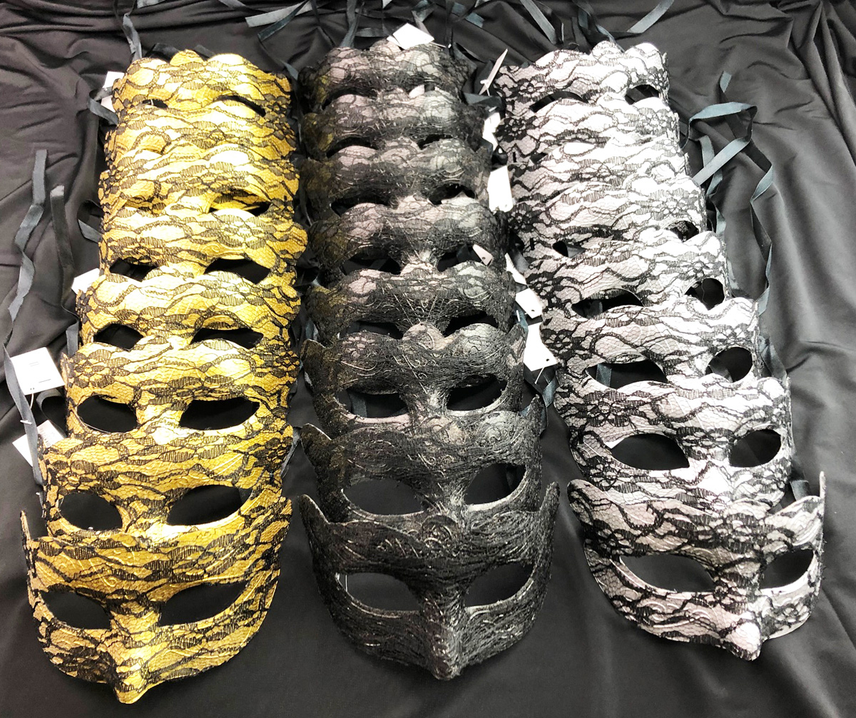 Bulk Masquerade Masks On Stick