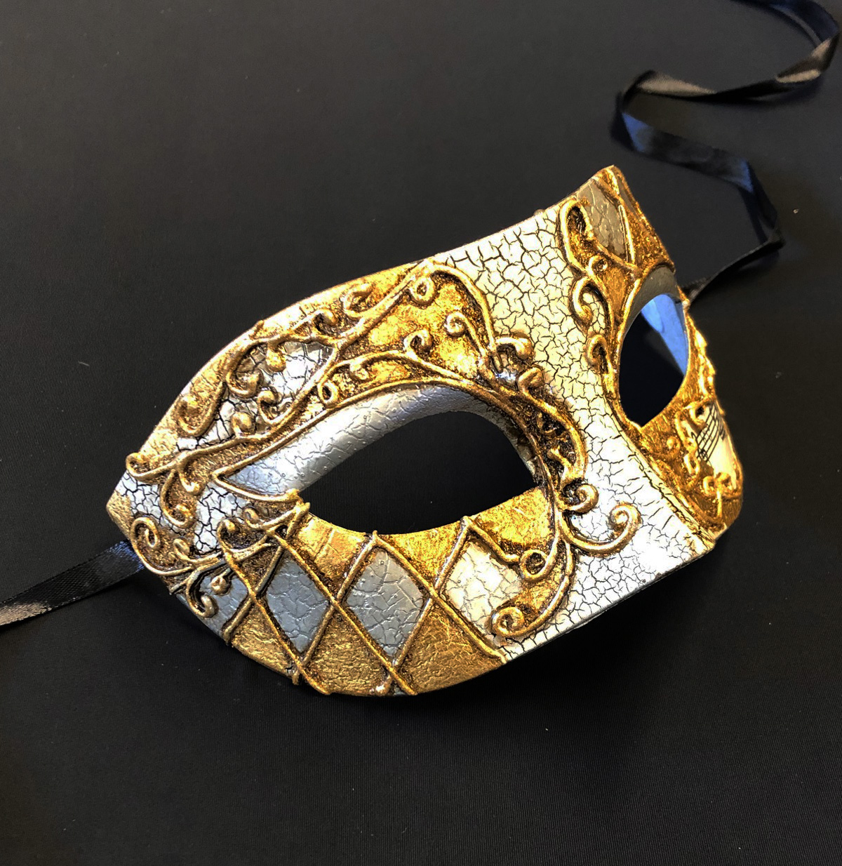 Male Masquerade Masks Silver