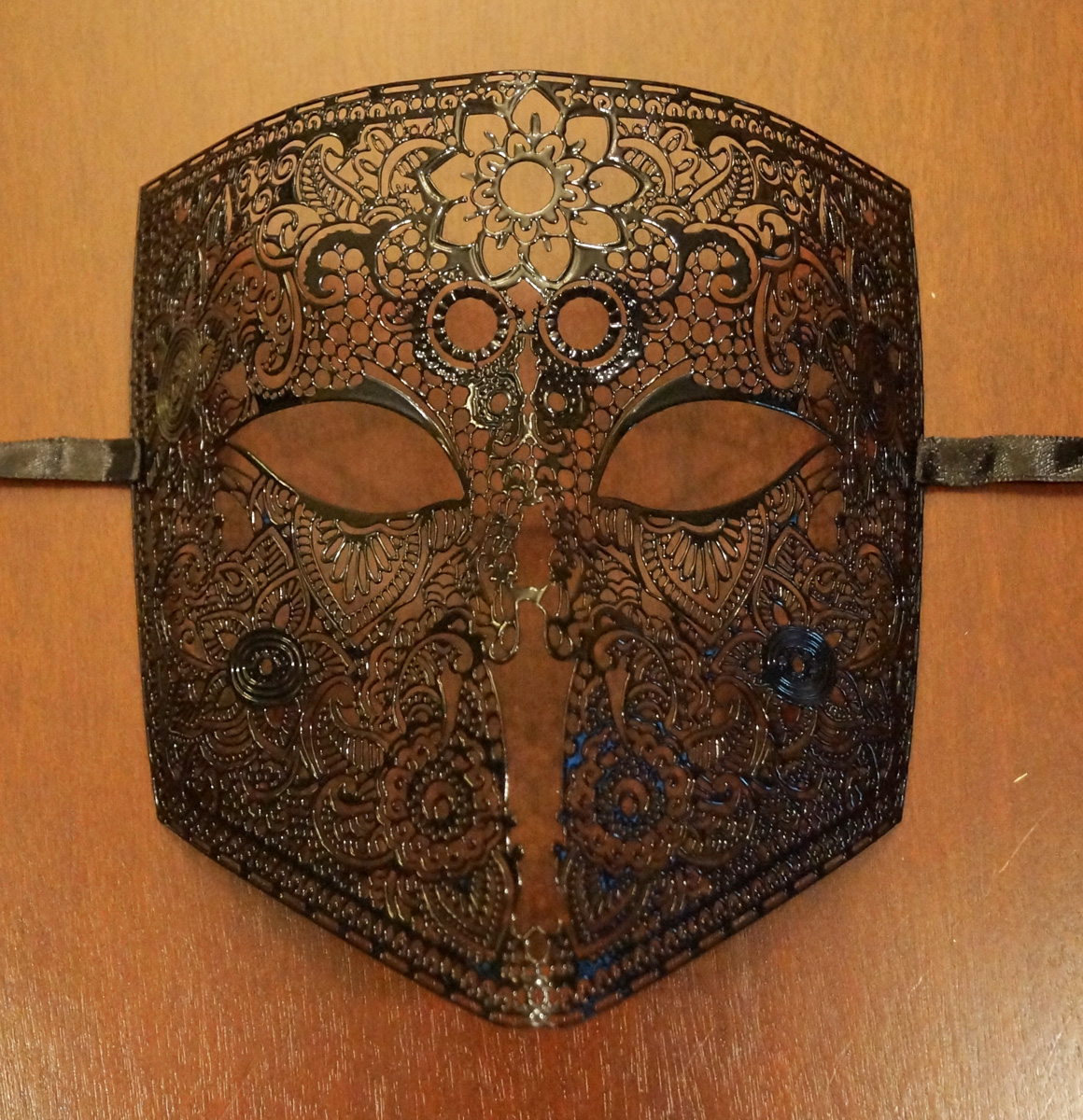 Full Face Masquerade Masks Black