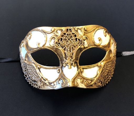 Angel Wing Masquerade Mask Gold
