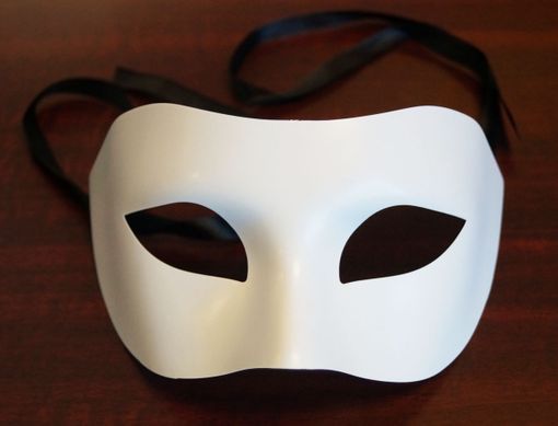 Unpainted Plain Venetian Eye Mask