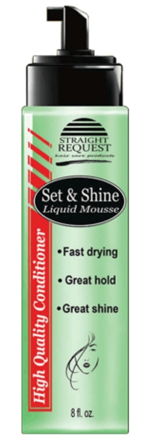 Straight Request Set & Shine Liquid Mousse 8 fl.oz at Payne's Beauty ...