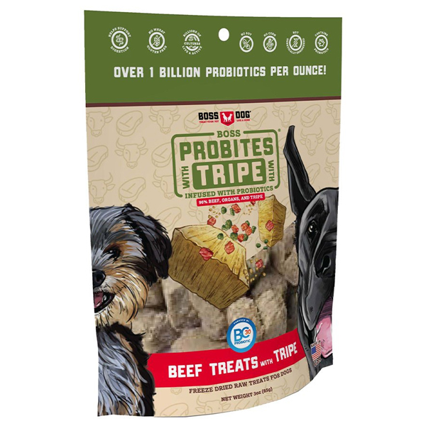 Boss Dog Probites Tripe & Beef Dog Treats 3oz