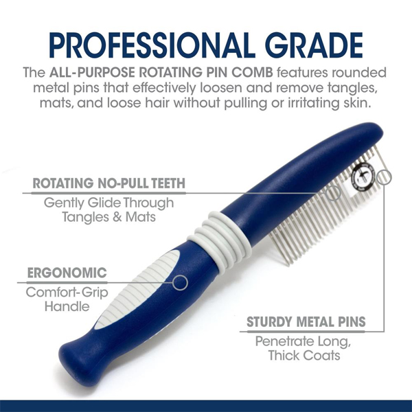 Four Paws Magic Coat Rotating Pin Comb