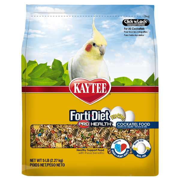 Kaytee Forti-Diet Egg-Cite! Cockatiel Food 5 lbs.