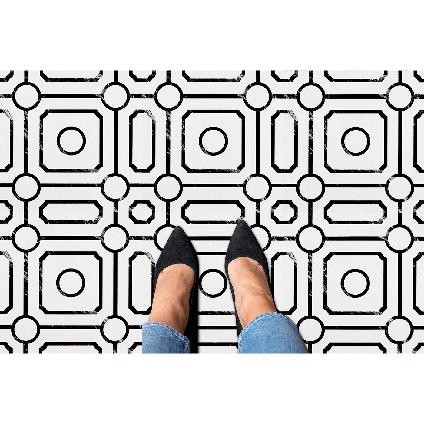 Creative Home: Retro 1.5mm Thick Vinyl Tiles: Carrera - Retro 1.5mm 12 ...