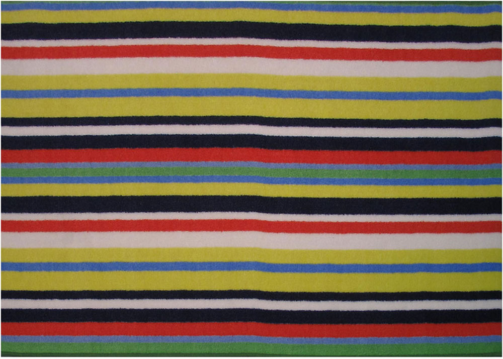 Fun Area Rugs: Fun Time Rugs: FT-106 Stripemania Multi-Color - Fun Time ...