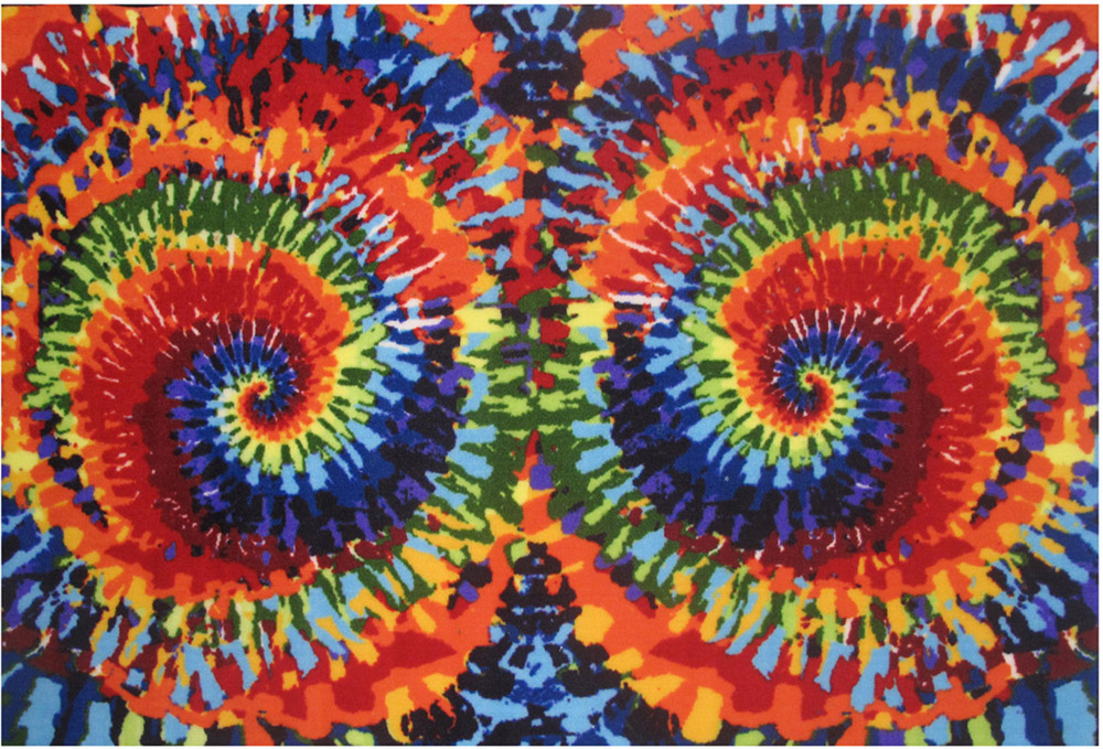 Fun Area Rugs: Fun Time Rugs: FT-34 Tie-Dye Fun Multi-Color - Fun Time ...