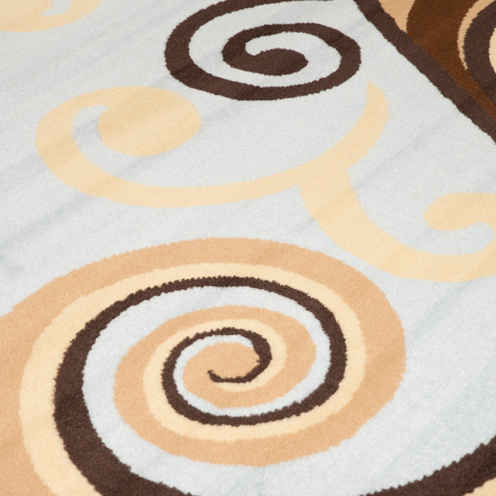 Designer Home Cowboy Area Rug 851-10534 Billow Burgundy Swirls Curves ...