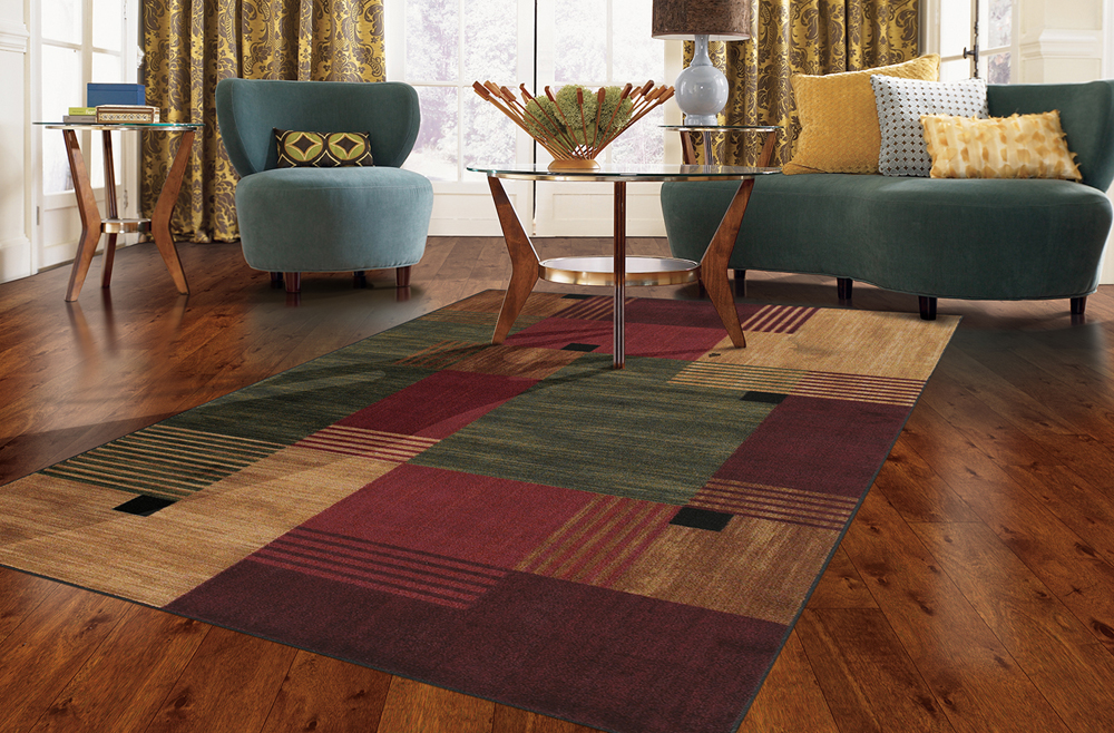 Mohawk Area Rugs: New Wave Rugs: 10276 416 Green - New Wave Rugs by ...