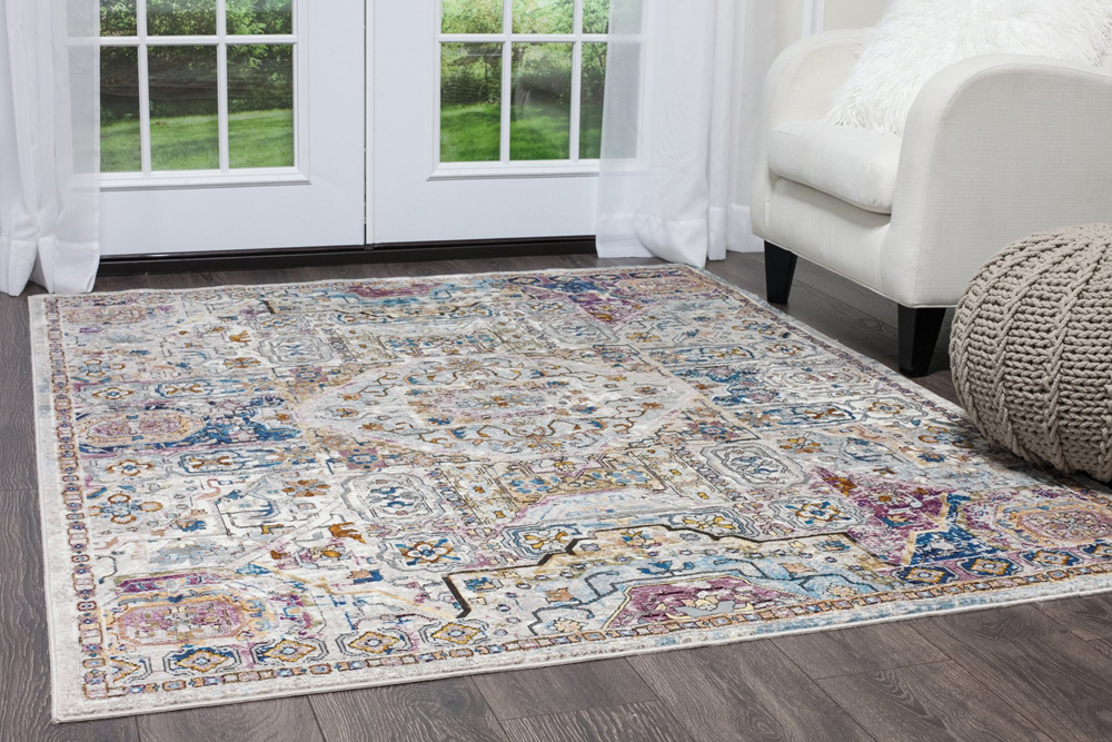 Nicole Miller Area Rugs: Parlin Rugs: 704A Aivory-Multi - Parlin Rugs ...