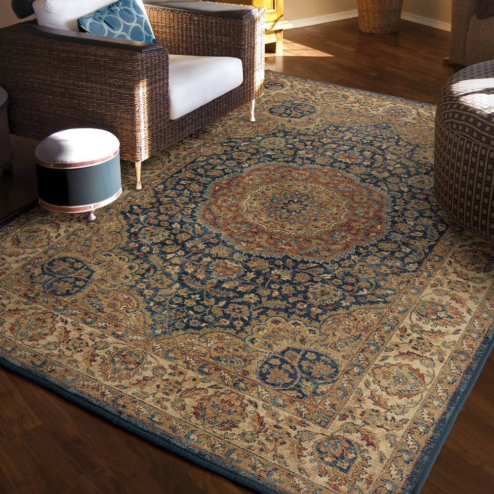 Orian Area Rugs: Alexandria Rugs: 4506 Blue - Alexandria Rugs by Orian ...